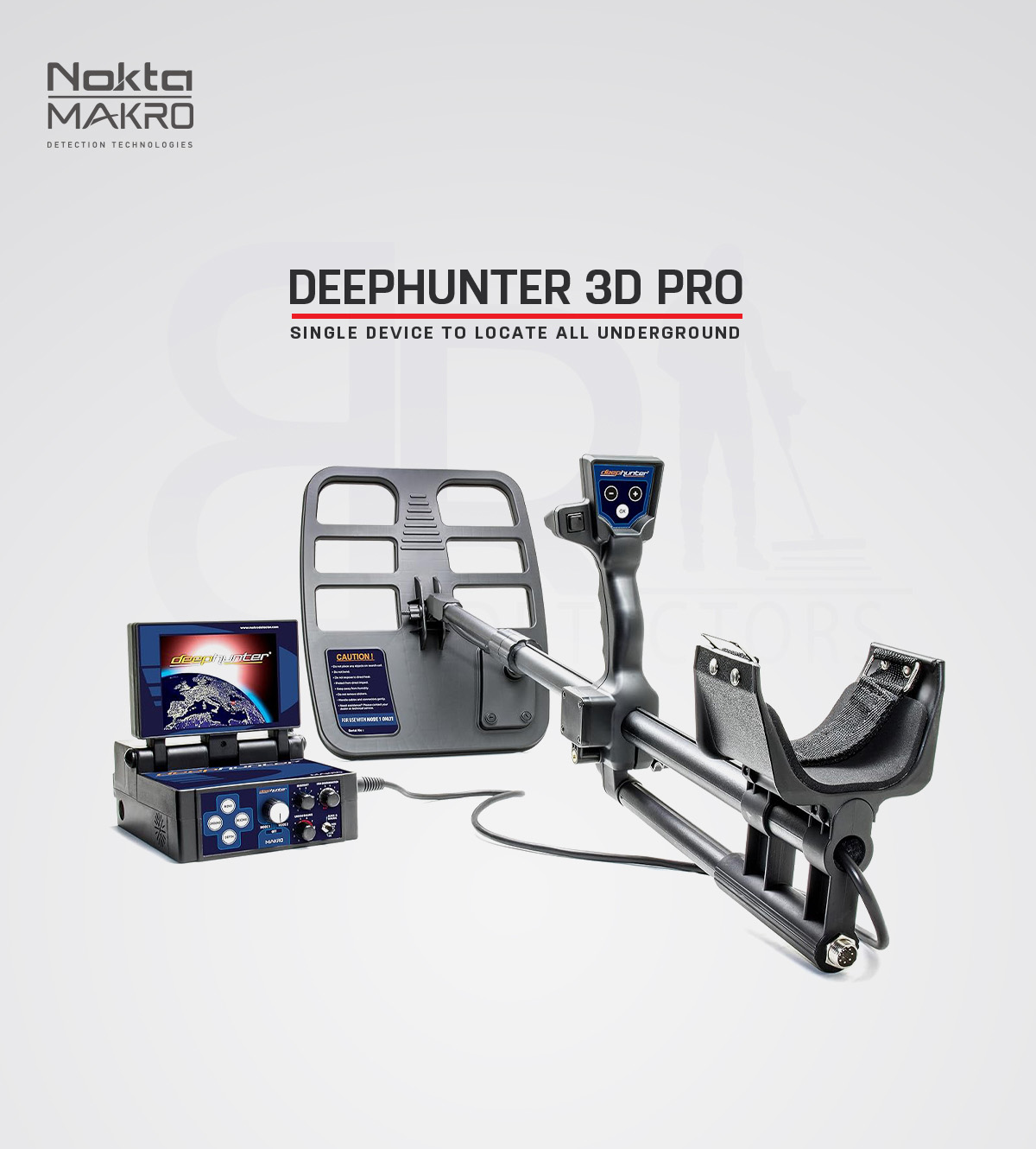 Deep Hunter Pro with live imaging system for detect metals